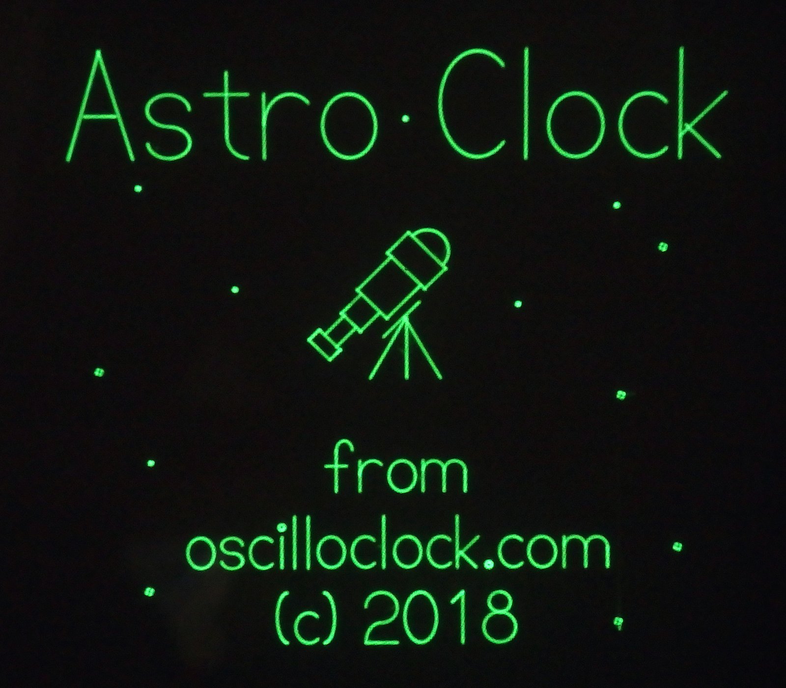 Oscilloclock.com | Handcrafted Scope Clocks with circle graphics